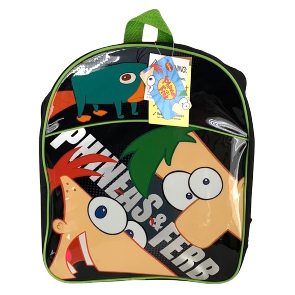 Disney | Accessories | Phineas And Ferb Kids Backpack | Poshmark